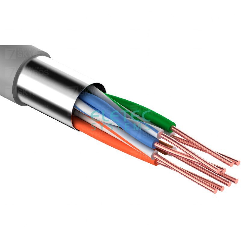 Eletec Кабель FTP 5E Eletec 4x2xAWG24 эконом (CU 30%), 305 м, ССА